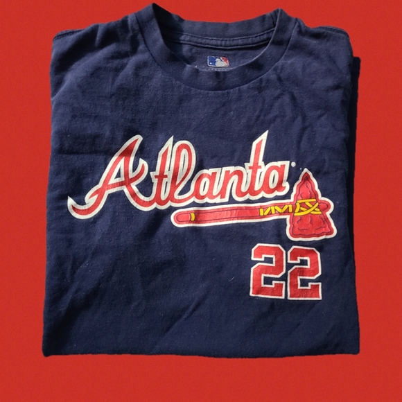 MLB | Shirts | Mlb Atlanta Braves 22 Heyward Mens Shirt | Poshmark